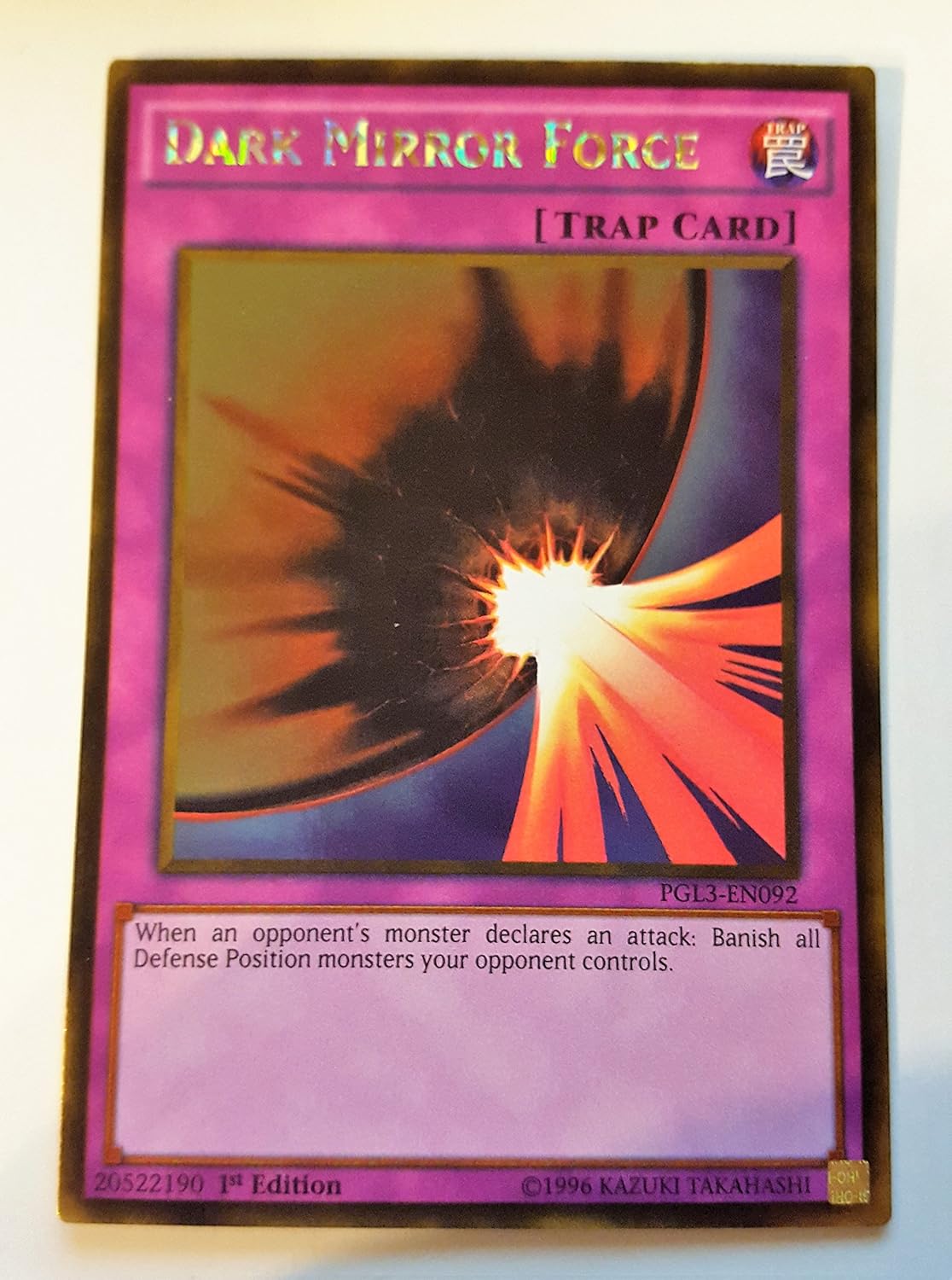 Amazon | Yu-Gi-Oh! - Dark Mirror Force (PGL3-EN092) - Premium Gold ...