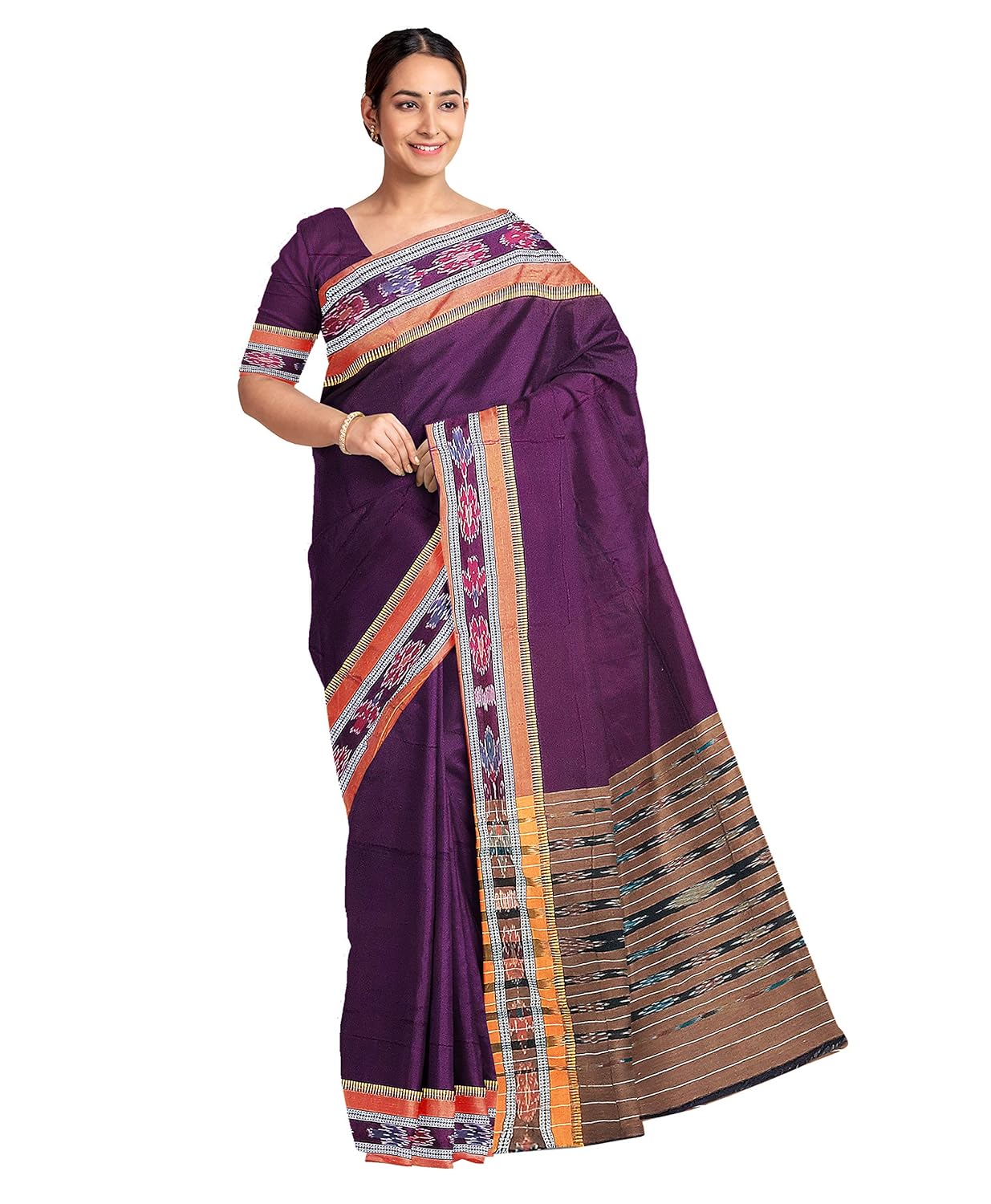 Buy Odisha Handloom Saree/Odisha Sambalpuri Handloom Printed Women's ...