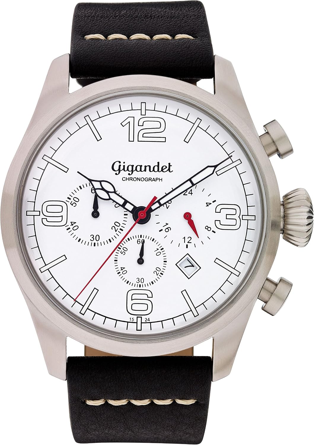 Gigandet Daydream Men's Analogue Chronograph Quartz Watch Silver Black ...