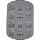 Amazon.com: Wilton 12 Cavity Nonstick Snowflakes Cookie Pan: Cookie ...