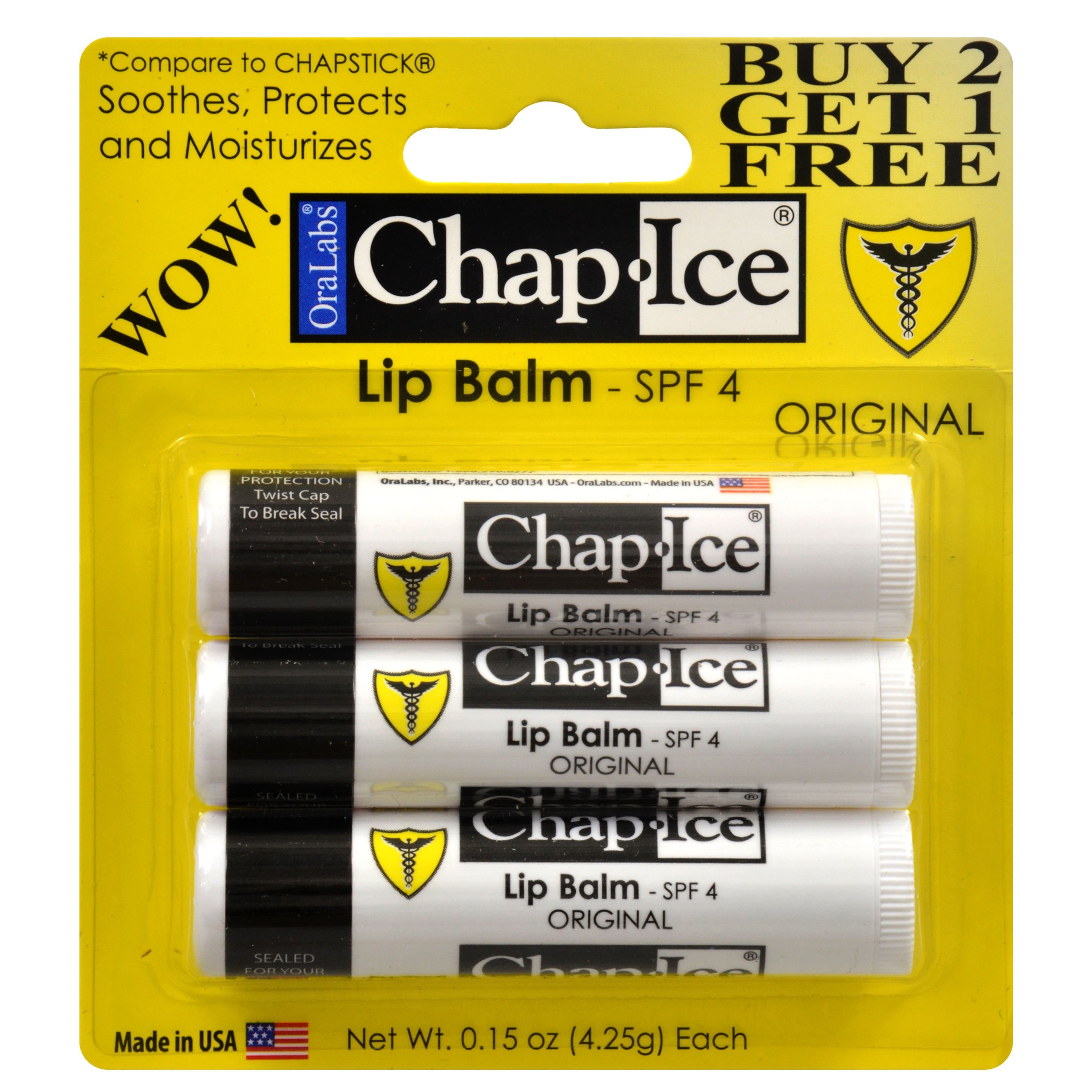 Amazon.com: Chap Ice Moisturizer Humectante Lip Balm SPF 15: Health ...