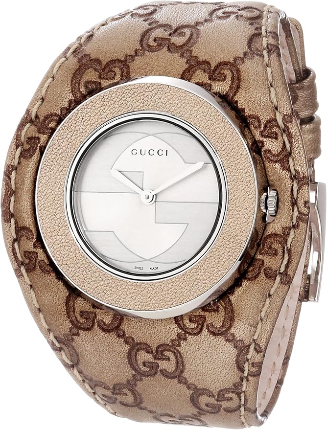 Gucci YA129425 - Reloj para Mujeres, Correa de Cuero Color Beige ...