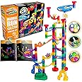 Amazon.com: Marble Genius Glow Marble Run Starter Set - 115 Complete ...