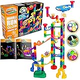 Amazon.com: Marble Genius Marble Run Starter Set; 130 Complete Pieces ...