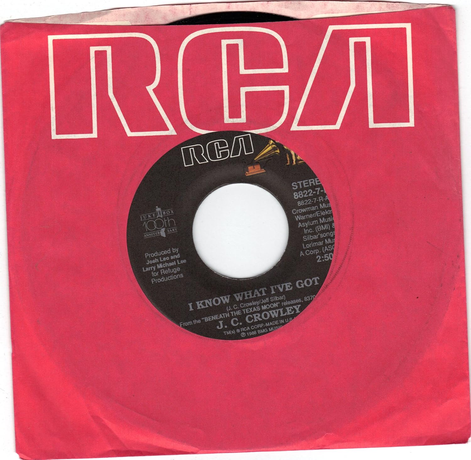 J. C. Crowley - CROWLEY, J. C. / I Know What I've Got / 45rpm record ...