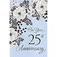 Amazon.com : Happy 25th Anniversary Card Happy Silver Anniversary Card ...
