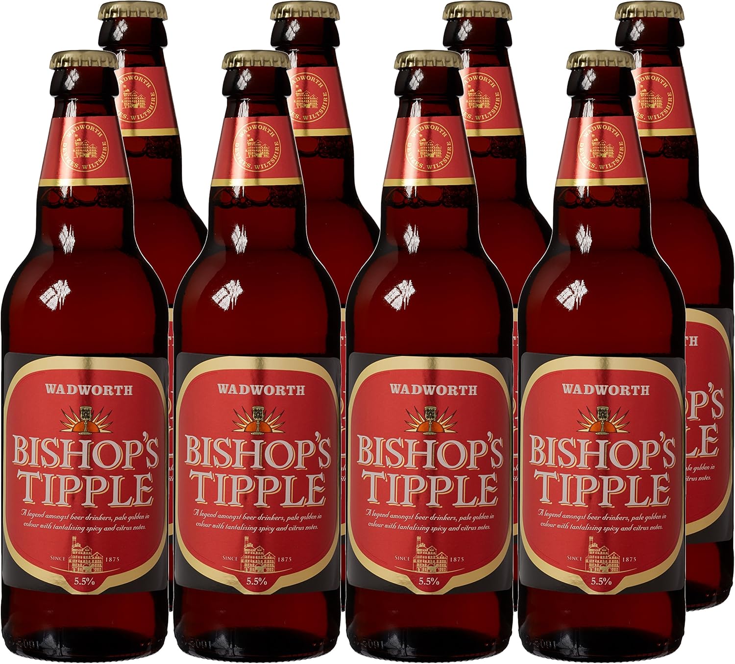 Bishop's Tipple Strong Ale, 8 x 500 ml: Amazon.co.uk: Grocery
