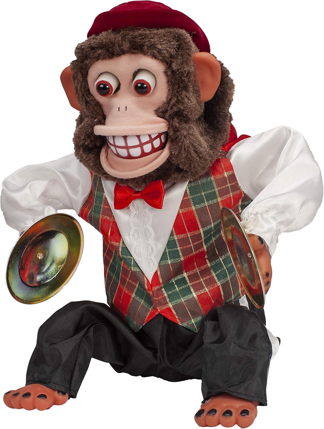Charley Chimp – Famous Multi-Action, Cymbal Playing Monkey – BigaMart