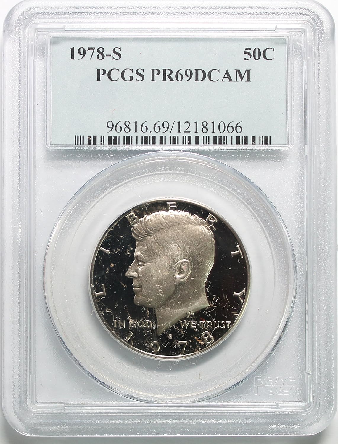 S 1978 Kennedy PCGS PR69DCAM 50c Dollar Half Clad Individual Coins