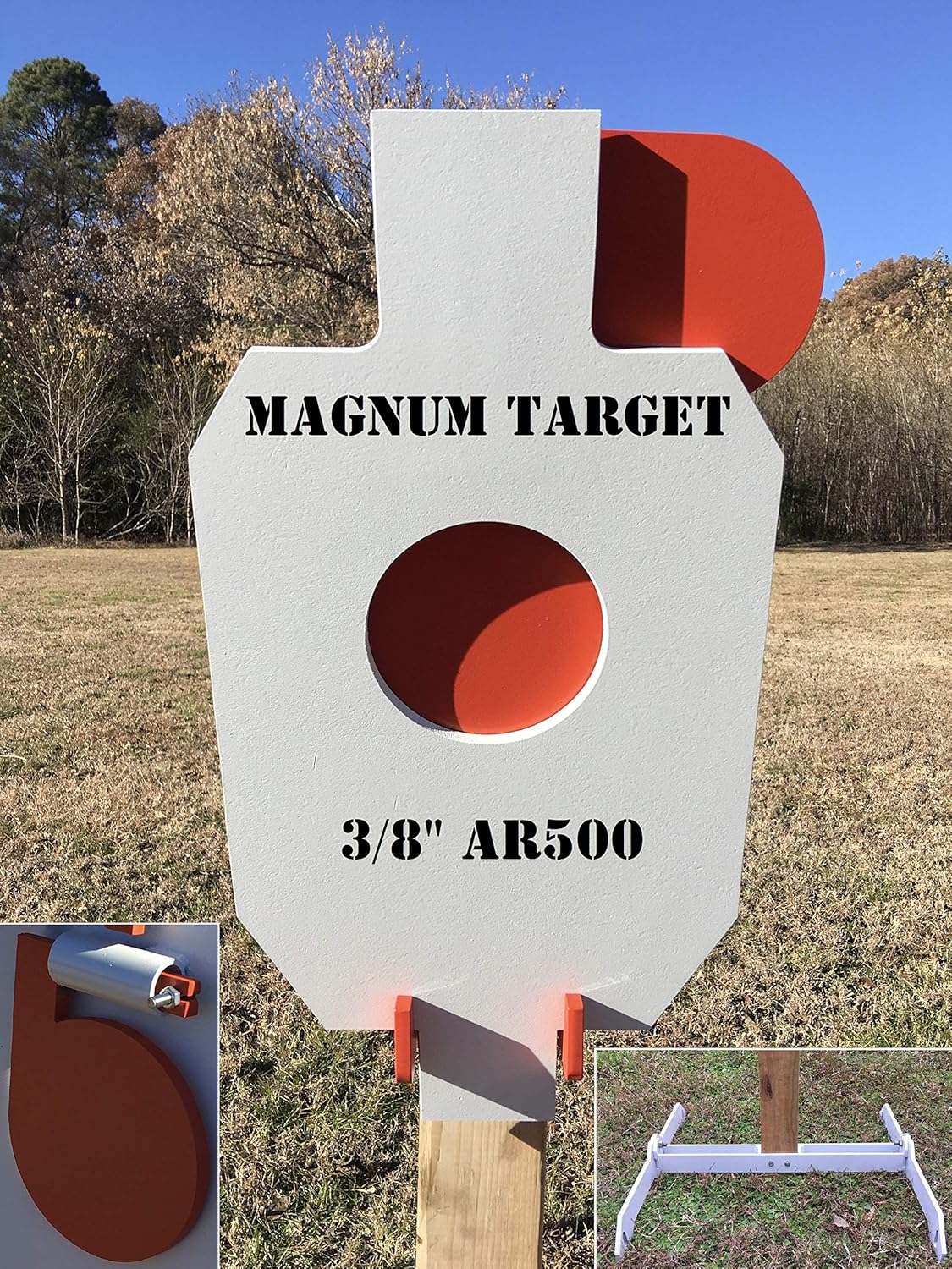 Amazon.com : AR500 Steel Target Hostage Reactive Double Tap Shooting ...