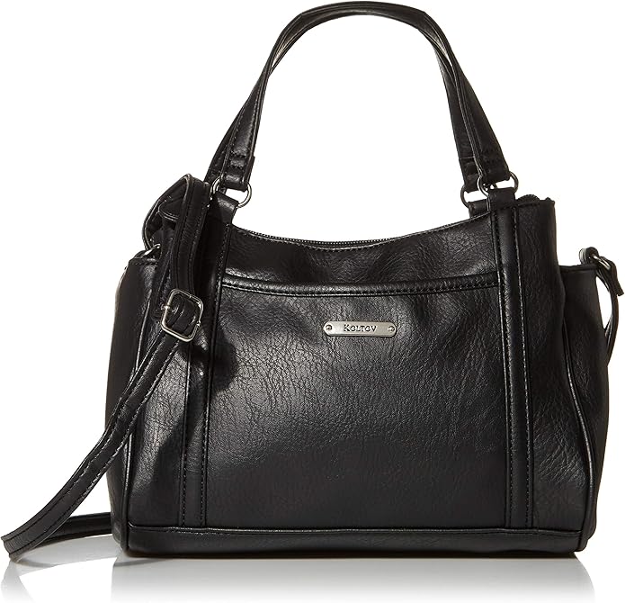 Koltov Women's Sarah Satchel, handbag, Black (Bristol), One Size ...