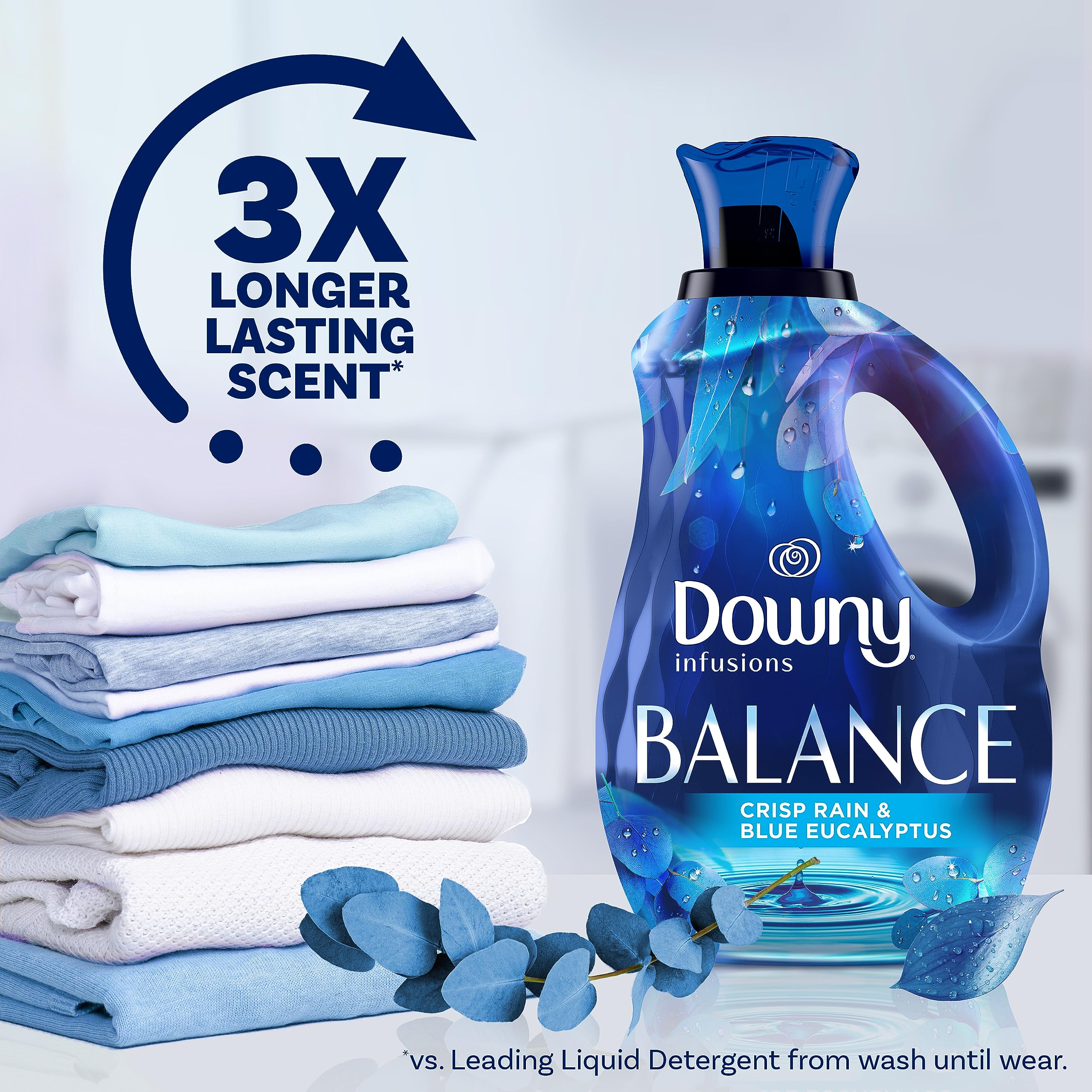 Mua Downy Infusions Laundry Fabric Softener Liquid, BALANCE, Crisp Rain ...