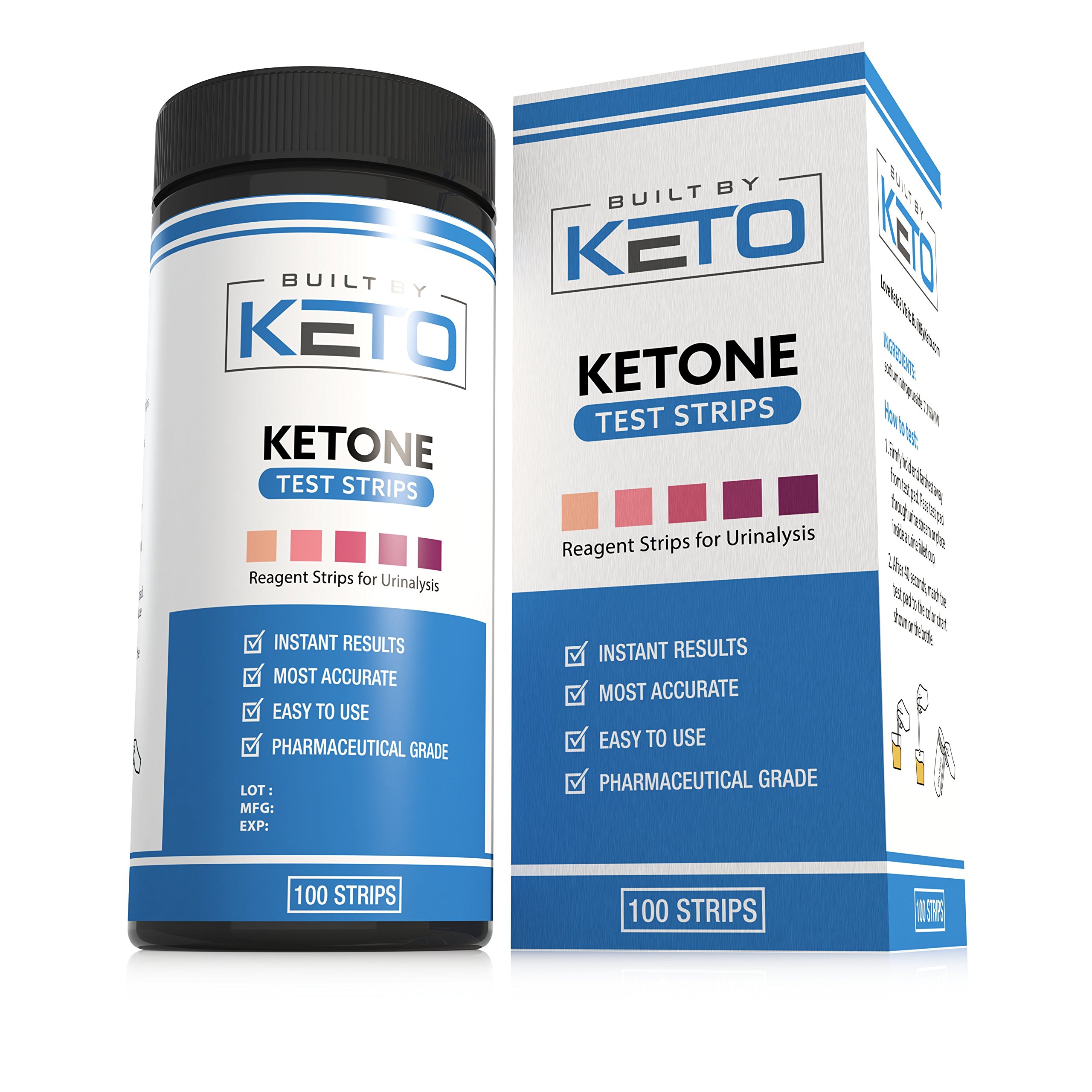 Built by Keto Ketone Strips - Perfect for Ketogenic Diet and Diabetics ...