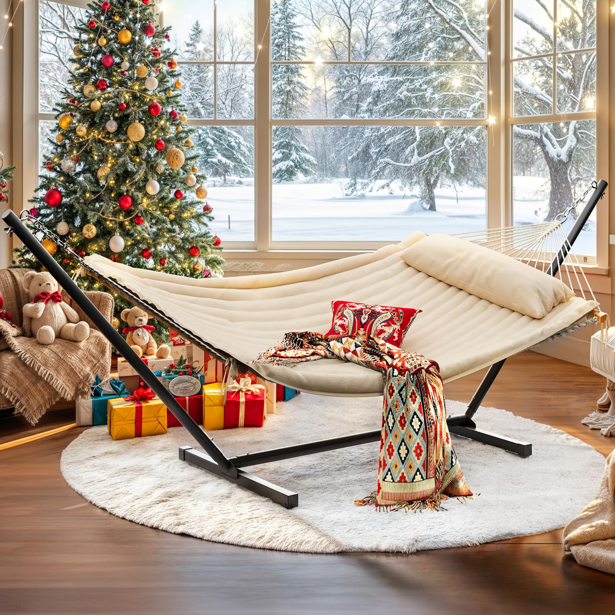 YITAHOME Hammock with Stand Included Hammock Heavy Duty Hammocks with ...