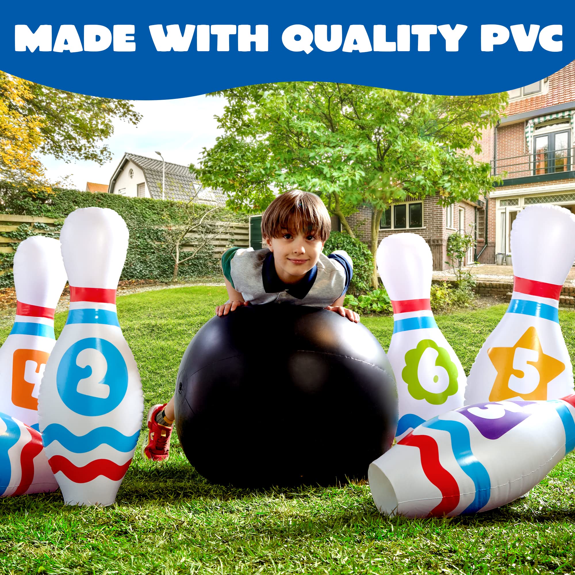 Mua JOYIN Giant Inflatable Bowling Set for Kids and Adults, Christmas ...