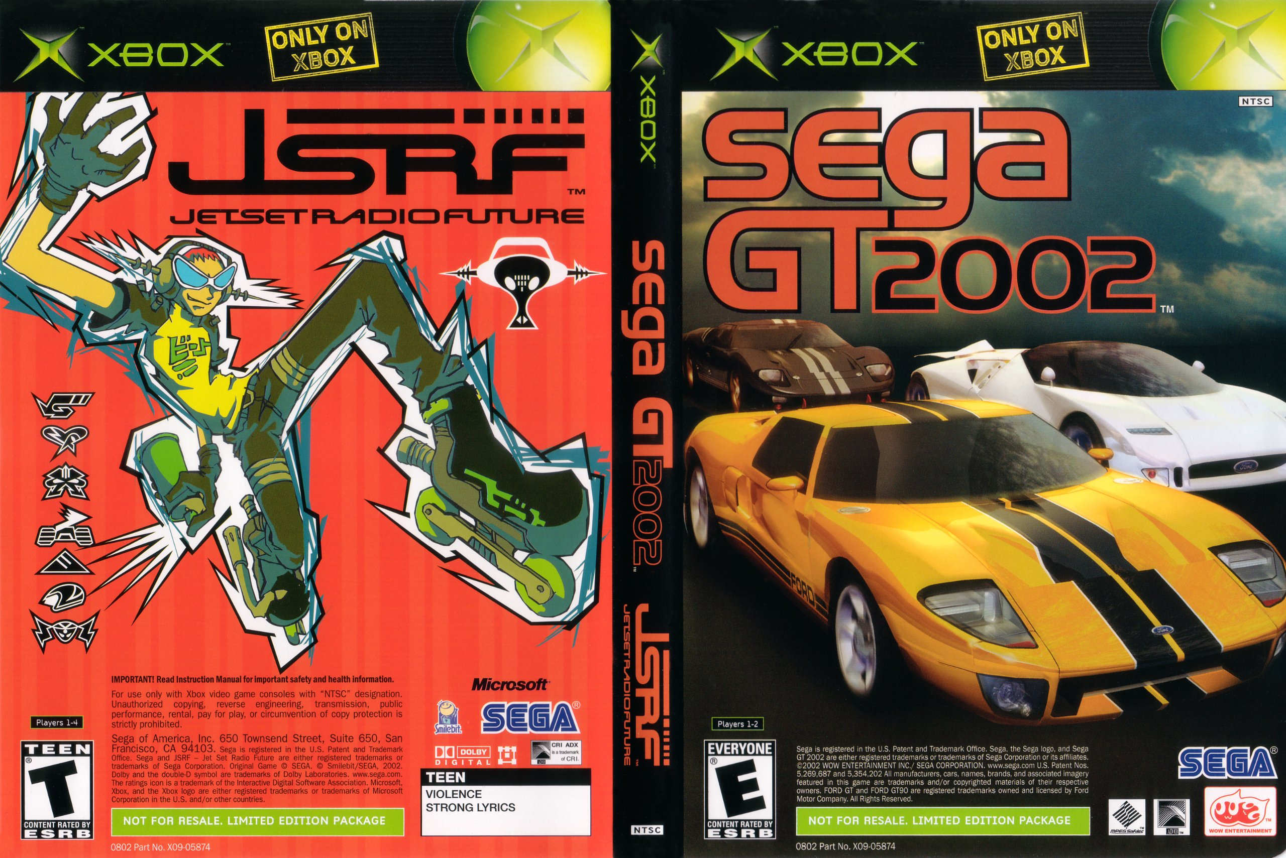 jet set radio future for xbox with sega gt 2002 : r/nostalgia