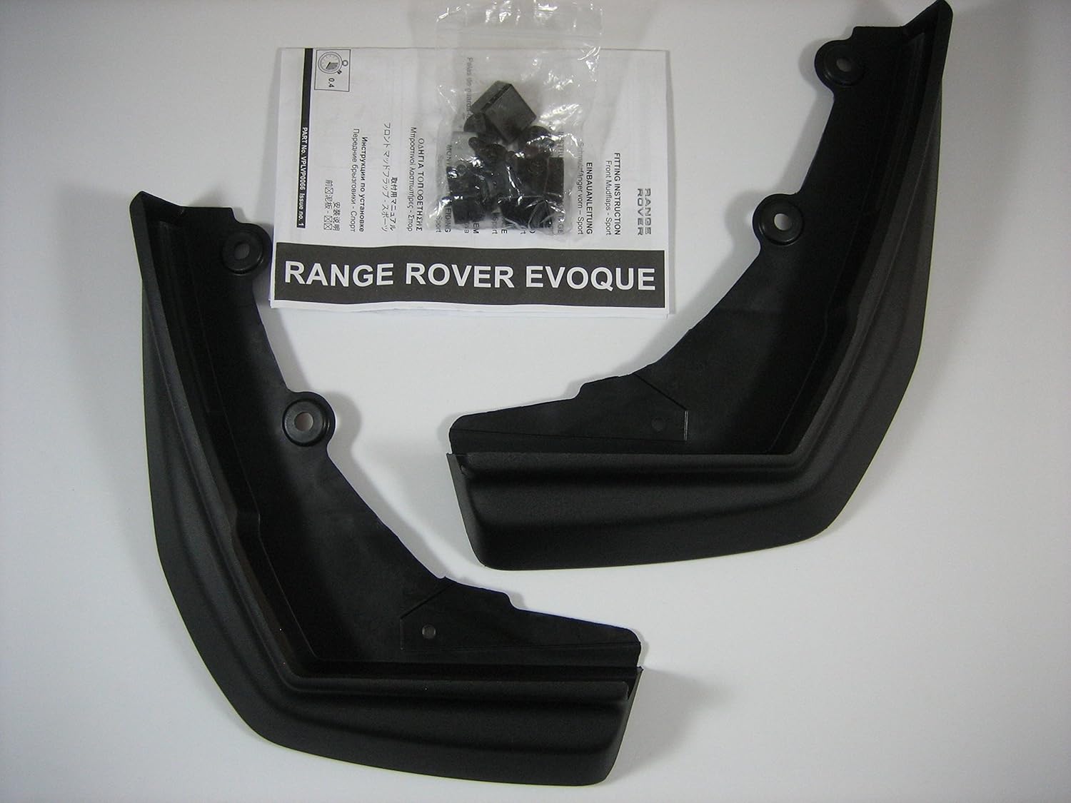 Amazon.com: Genuine Range Rover Evoque DYNAMIC Front Mud Flap Kit ...
