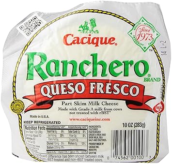 pasteurized queso fresco