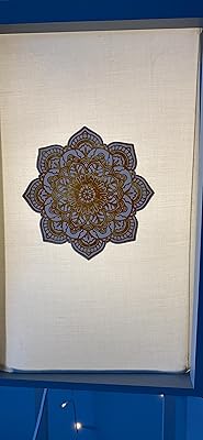 SMJ Designs Gold Metallic Mandala Design Waterproof Sticker India | Ubuy