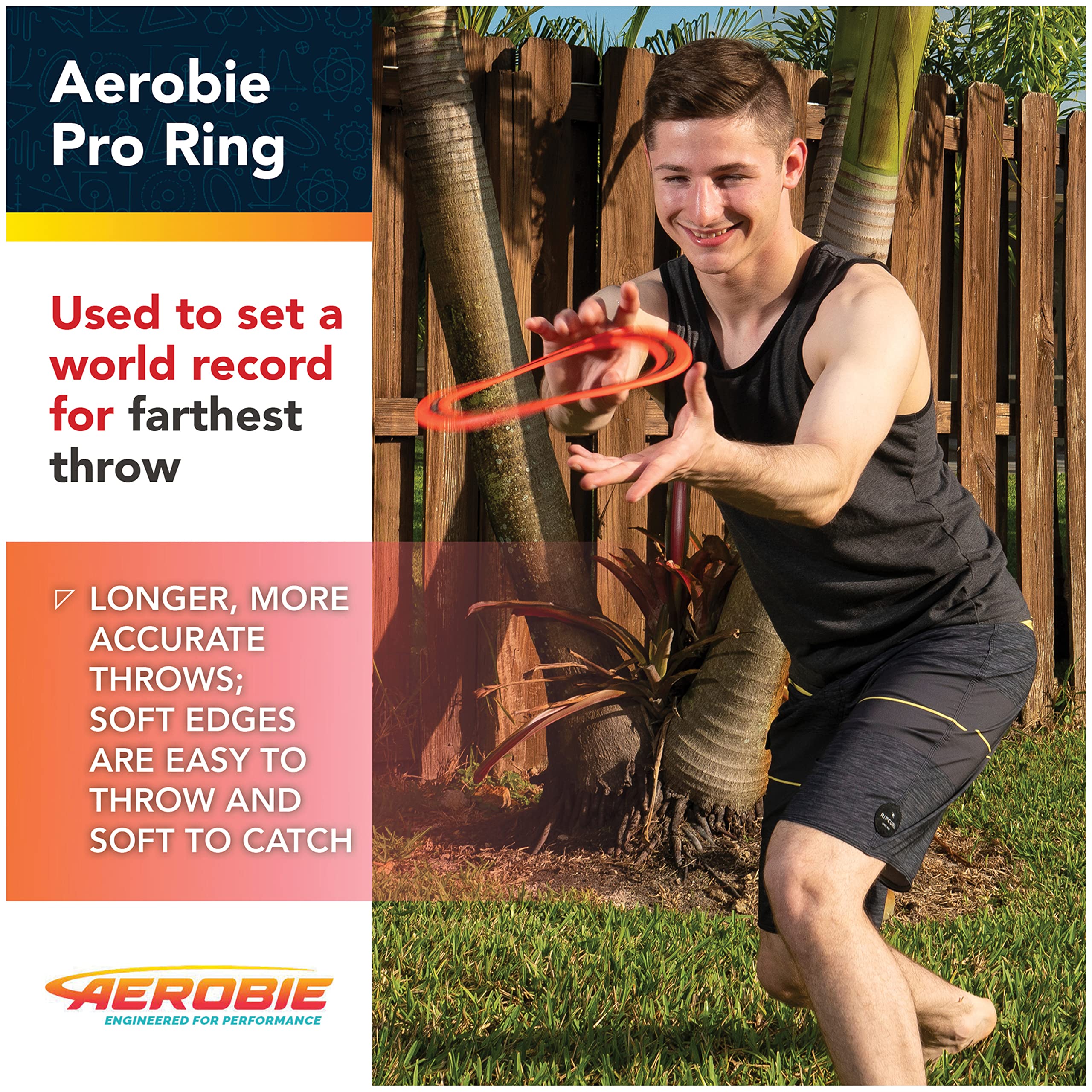 Aerobie Pro Ring Outdoor Flying Disc, 14 inches, Orange | Pricepulse