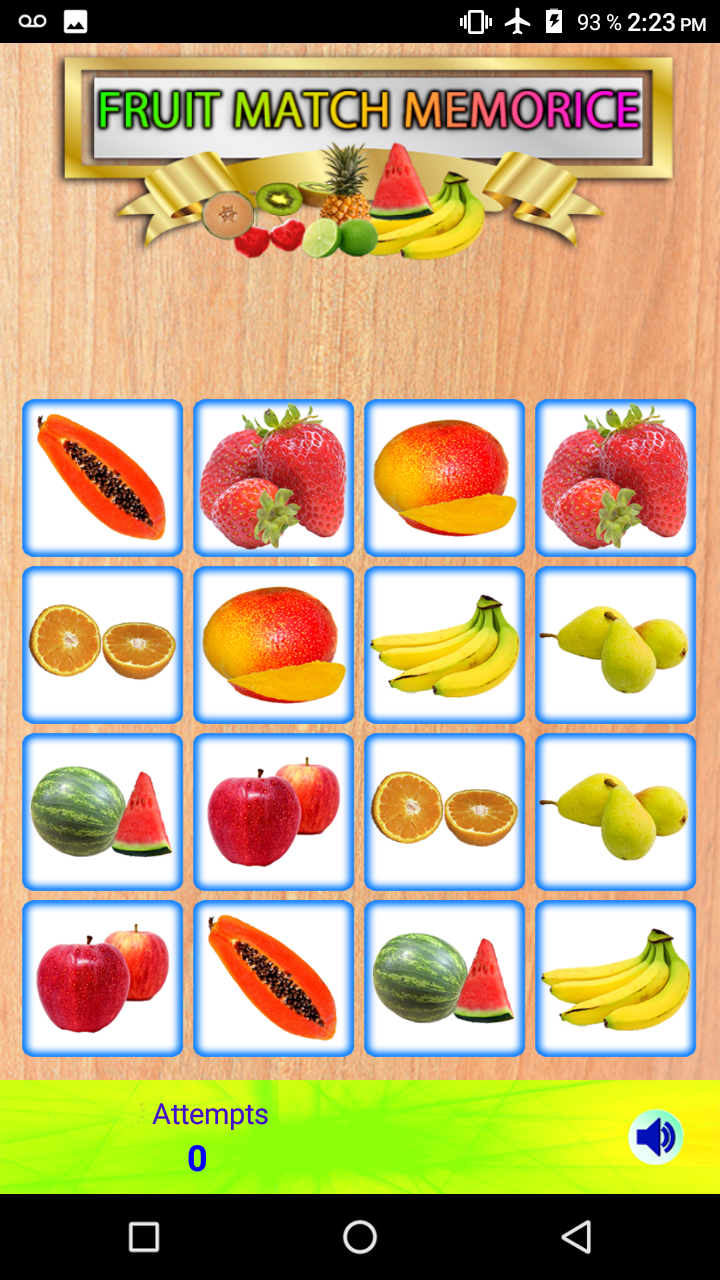 Fruit Match Memorice Memory Game!:Amazon.co.uk:Appstore for Android