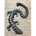 Amazon.com: MunnyGrubbers - XL 26" Crystal Dragon Fidget Toy - Heavy Duty - 3D Printed Flexible ...