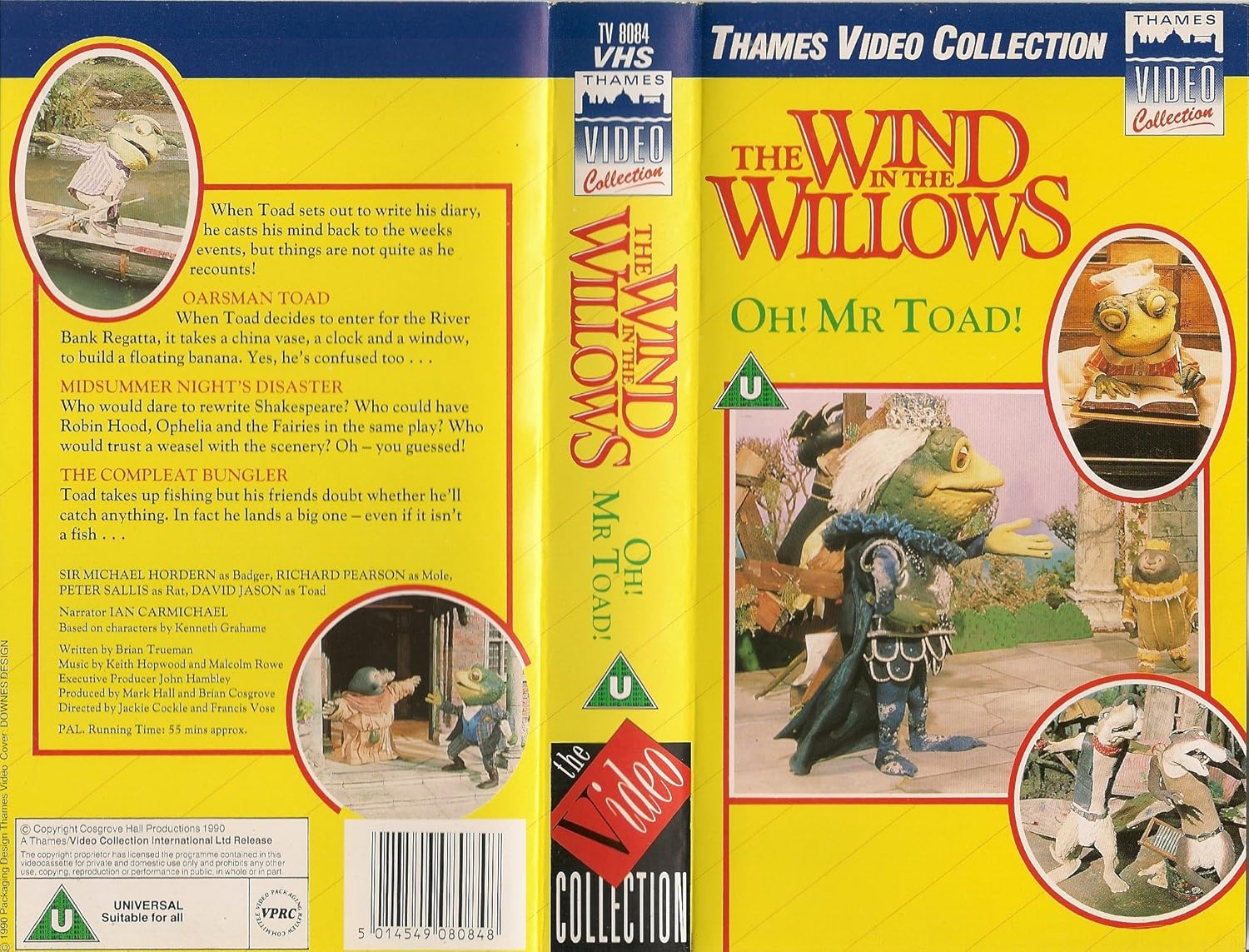 Wind in Willows-Oh.Mr Toad [VHS]: Amazon.co.uk: Video