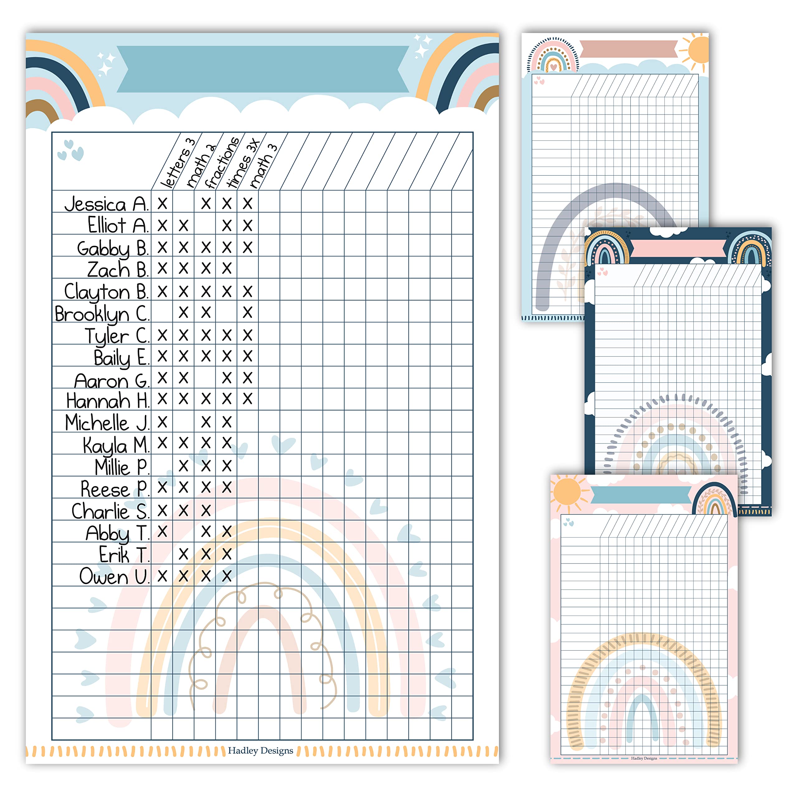 Mua 4 Boho Data Charts Classroom Incentive Chart for Classroom ...
