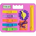 Amazon.com: Buckle Toys Busy Board - Montessori Learning Toy for ...