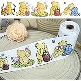 Amazon.com: Winnie Ribbons 10 Yards Bear Ribbon for Decorations Baby ...