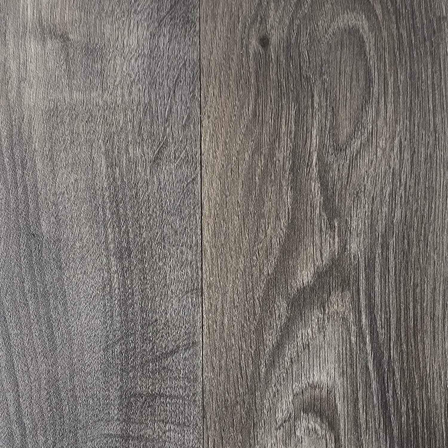 PVC Vinyl-Bodenbelag in rustikaler Holzoptik Schwarz/Anthrazit | Muster ...