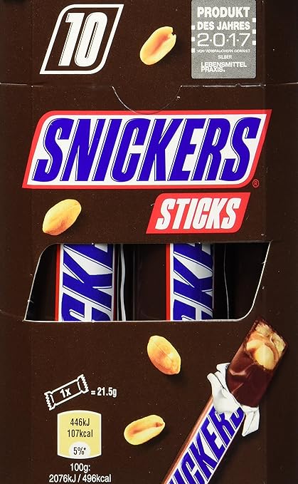 Snickers Sticks, 7er Pack (7 x 215 g): Amazon.de: Lebensmittel & Getränke