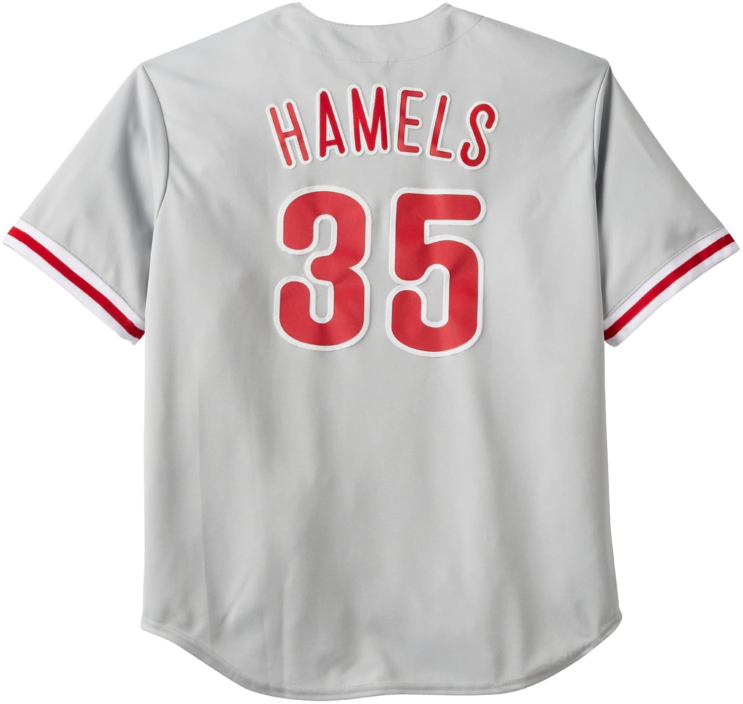 Buy MLB Philadelphia Phillies Cole Hamels Road Gray Replica Baseball ...