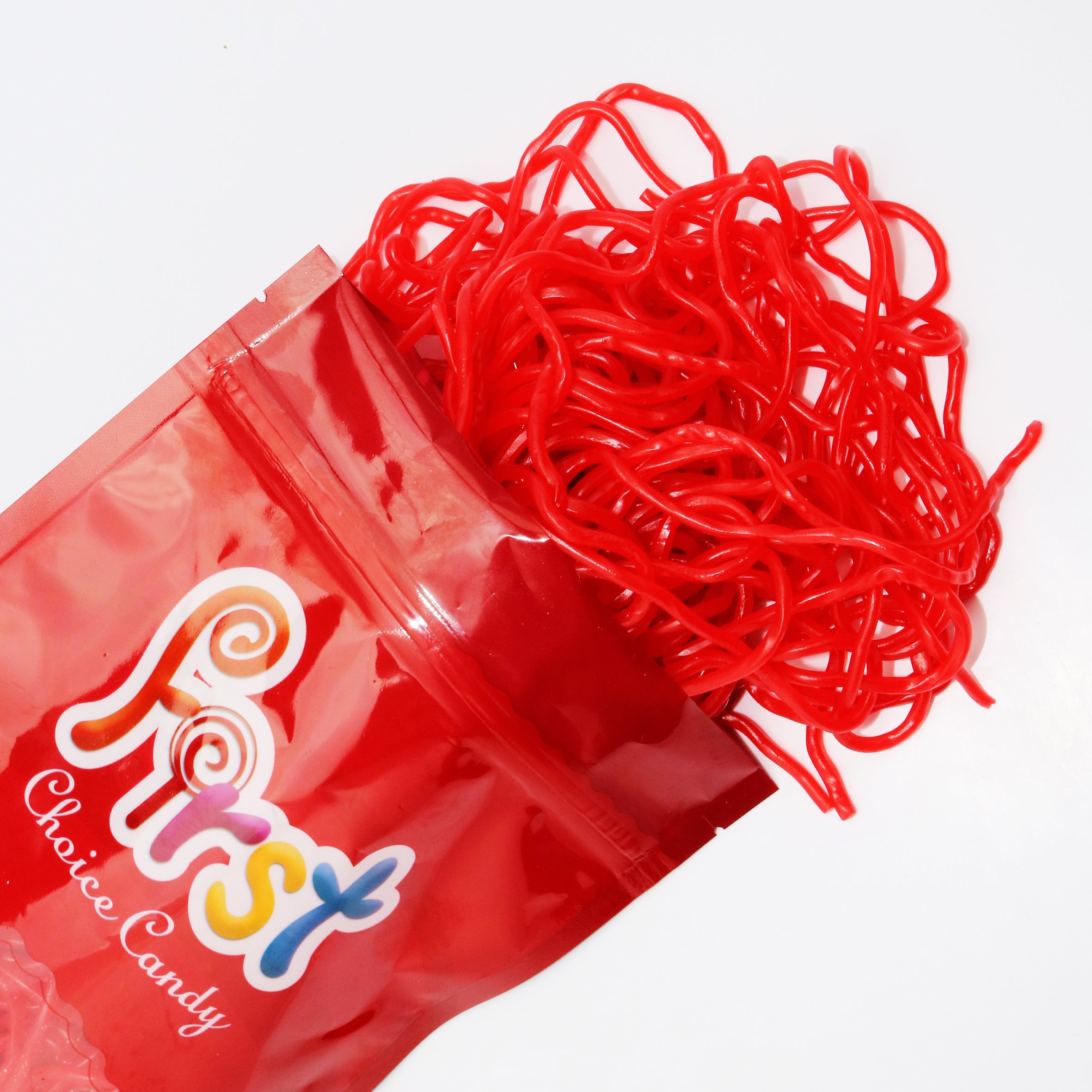 Amazon.com : Red Strawberry Licorice Laces (Shoe String) 1LB Bag ...