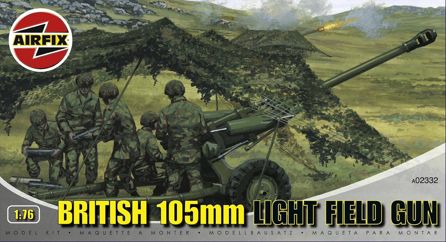 Airfix A02332 - British 105mm Light Field Gun: Amazon.de: Spielzeug