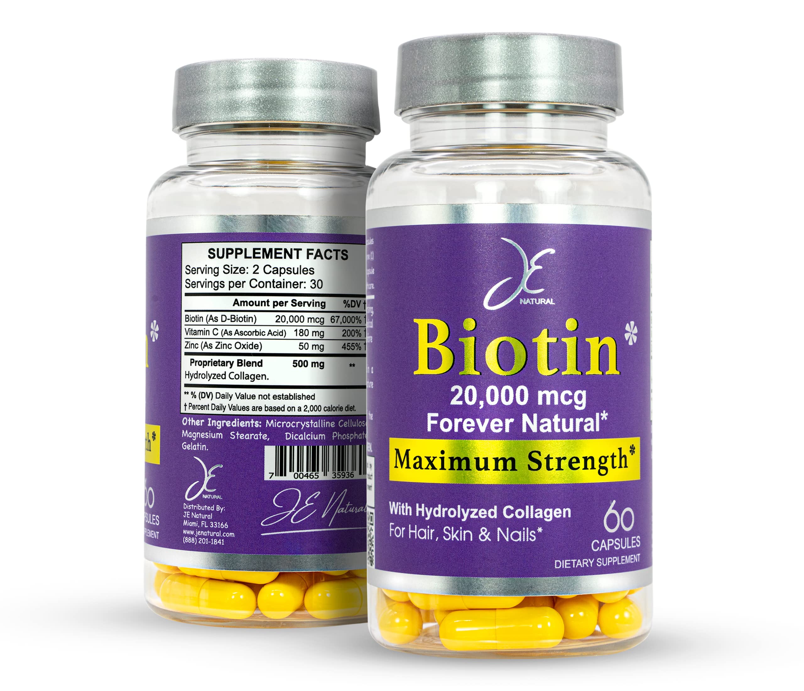 Mua Biotin Hair Skin and Nails Vitamins, Vitamin C, Biotin and Collagen ...