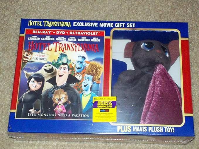Hotel Transylvania Limited Edition Blu-Ray DVD Gift Set with Mavis ...