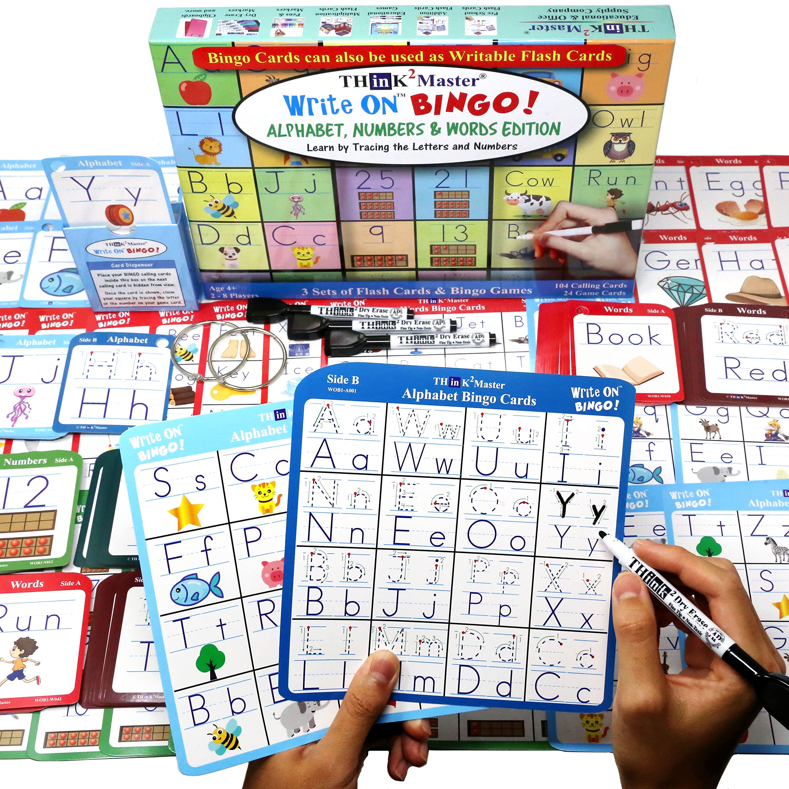 Mua Think2Master Bingo & Flashcards. Alphabet, Numbers, Words (PreK ...