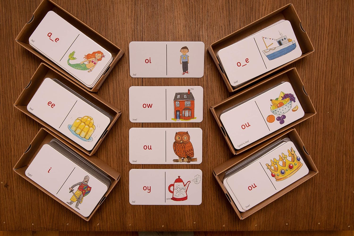 Learn Well T3319 44 Sounds and Spelling Dominoes – Long Vowel Set ...