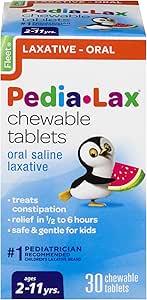 Amazon.com: Pedia-Lax Oral Saline Laxative | Gentle & Safe Constipation ...