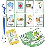 Amazon.com: My Essential Needs Cards 12 Flash Cards for Visual aid ...