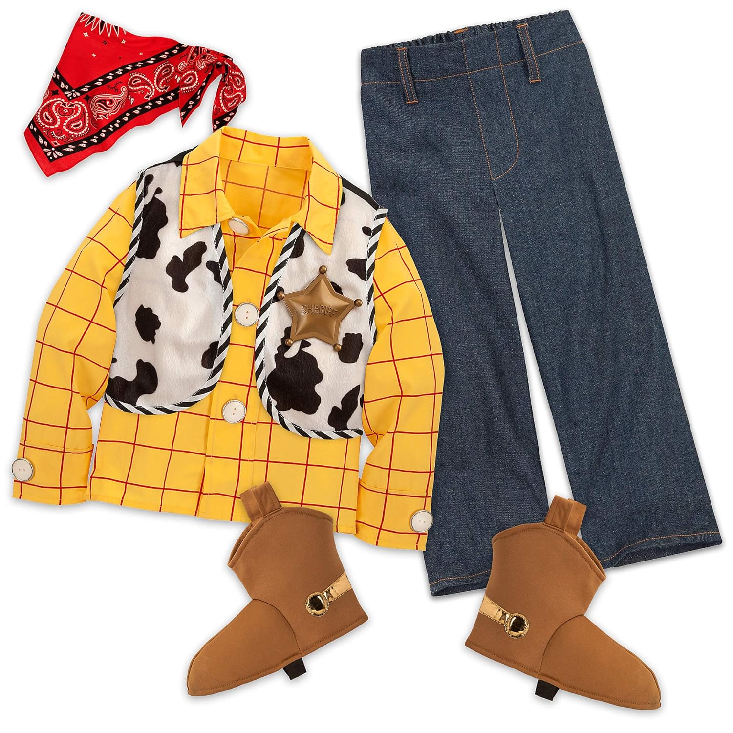 Buy Disney Woody Costume for Kids Size 7/8 Multi Online at Low Prices ...