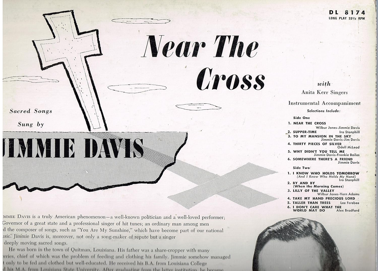 Jimmie Davis - Sacred Songs Sung By Jimmie Davis (Near The Cross ...