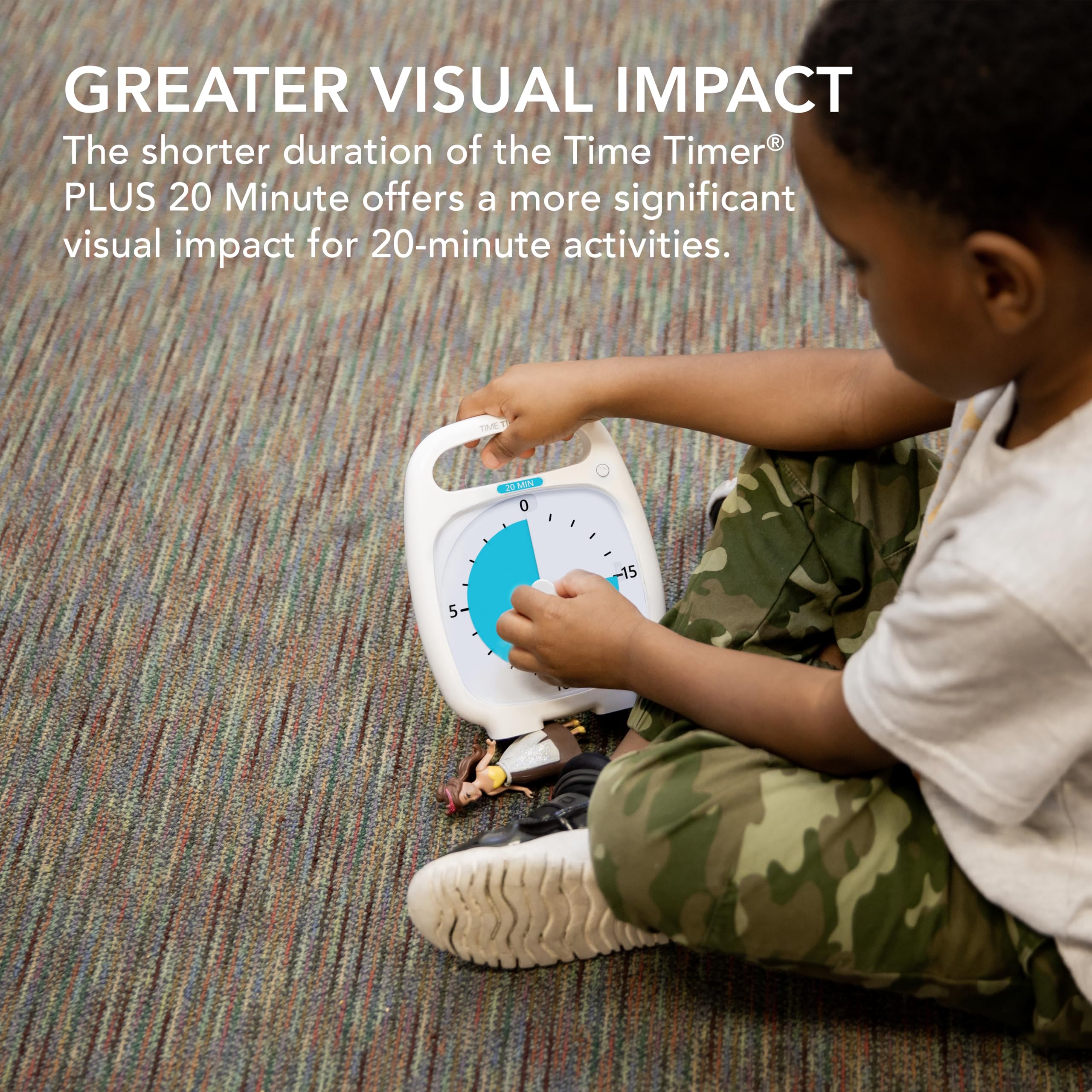 Mua Time Timer PLUS 20 Minute Desk Visual Timer — Countdown Timer with Portable Handle for ...