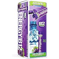 Amazon.com : Zipfizz Healthy Energy Drink Mix, Grape, 20 Count ...