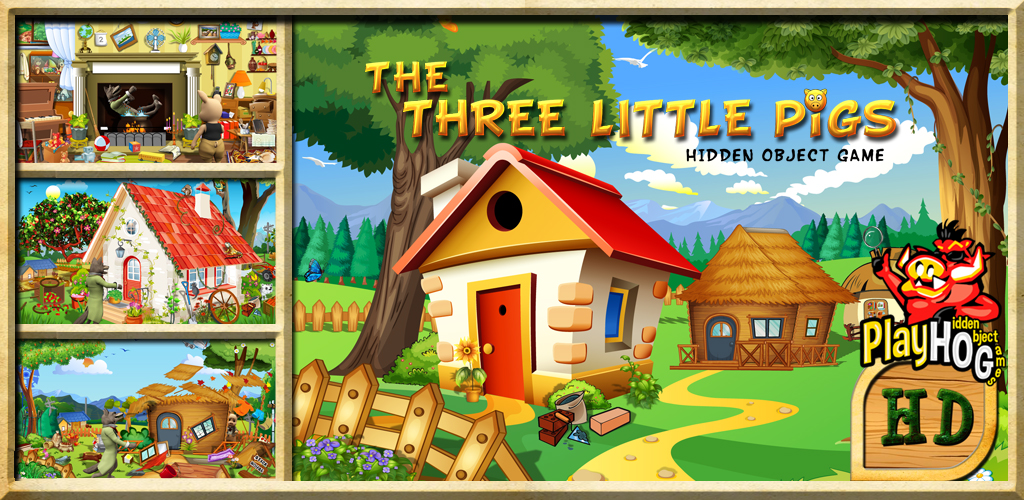 The Three Little Pigs - Find Hidden Object : Amazon.es: Apps y Juegos