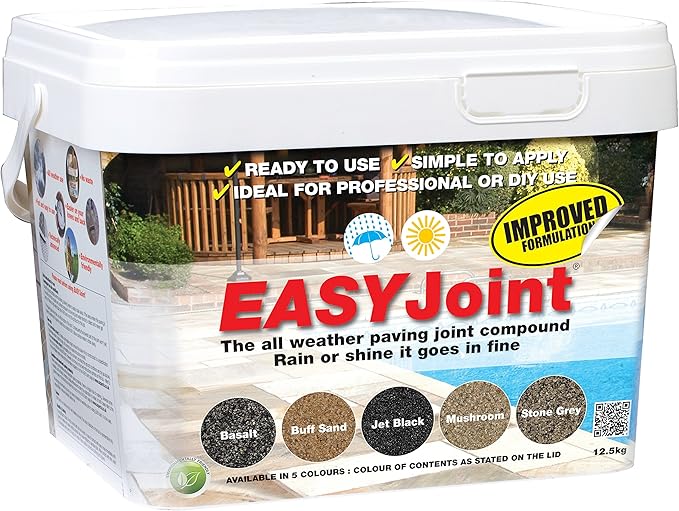 Azpects Jointing paving Grout - MUSHROOM - 12.5kg Jointing Compound ...