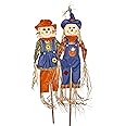 Amazon.com: Worth Imports 80" Scarecrow On Pole (Set of 2), Multicolor ...