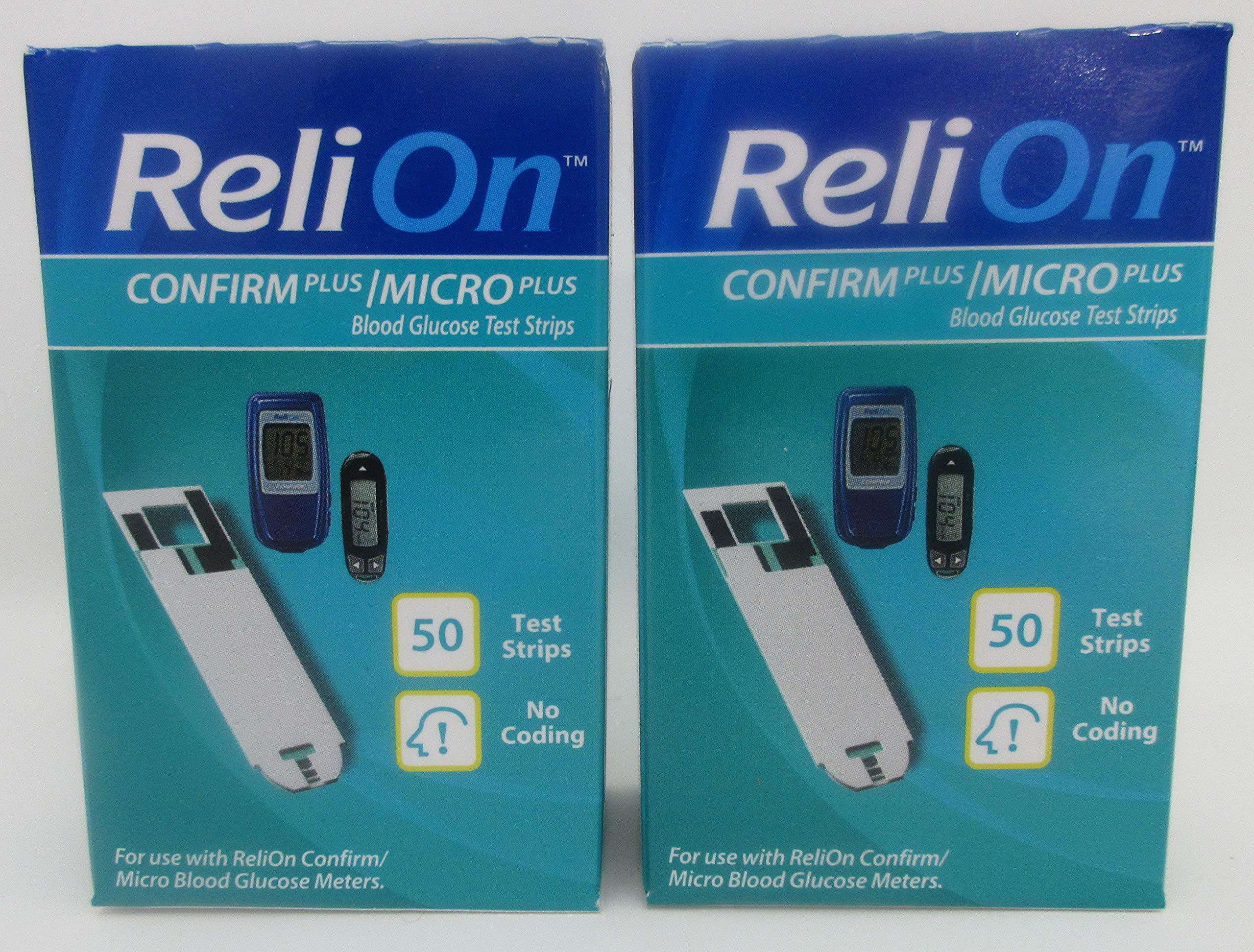 Mua ReliOn Confirm Plus/Micro Plus Blood Glucose Test Strips - 100 ct ...