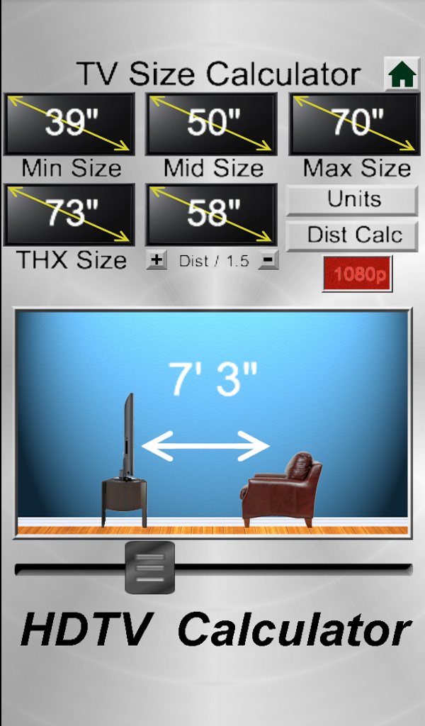 Amazon.com: HDTV Calculator: Appstore for Android